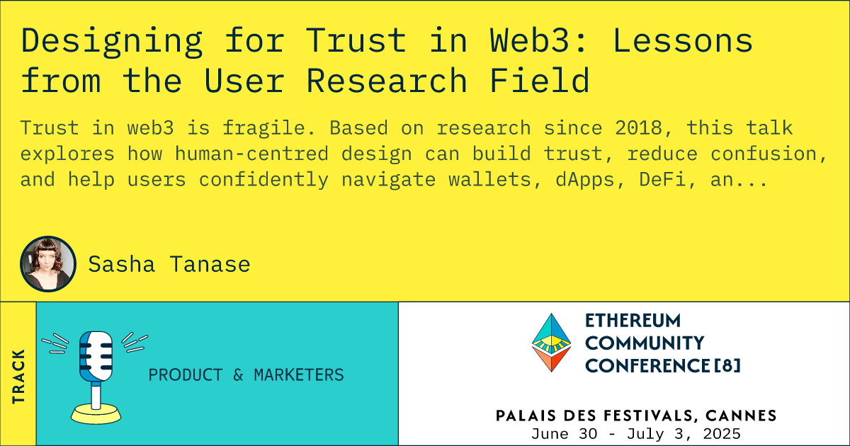 Designing for Trust in Web3: Lessons from the User Research Field ...
